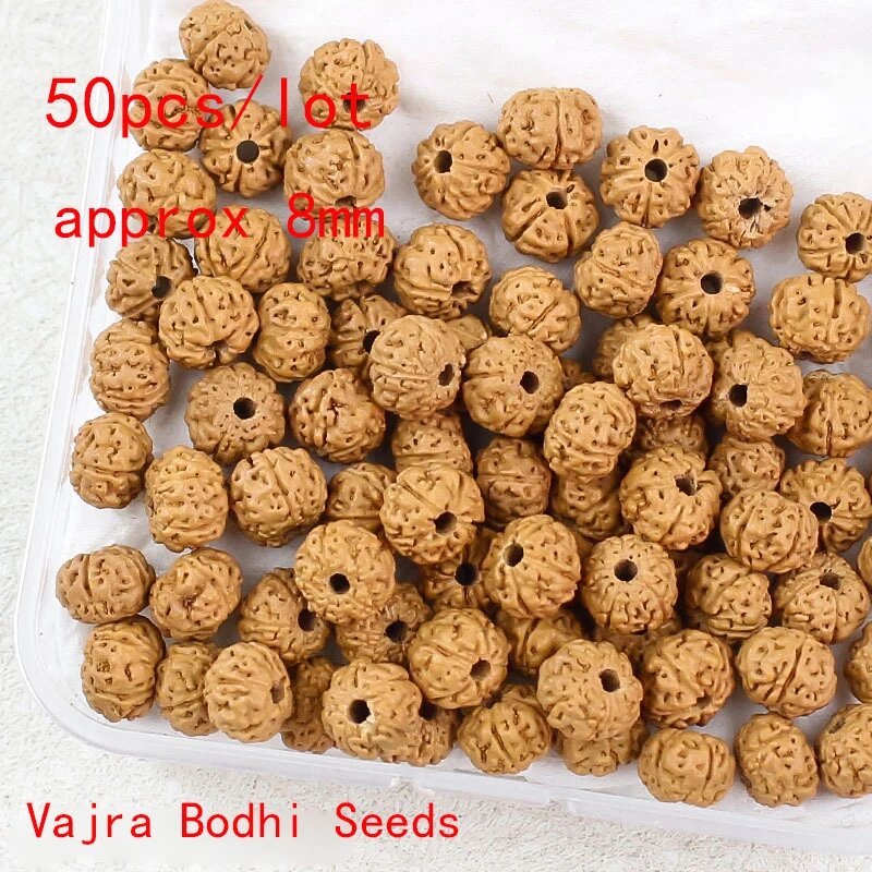 Набор бусин из семян Бодхи TOM YANG jingang8mm 50pcs