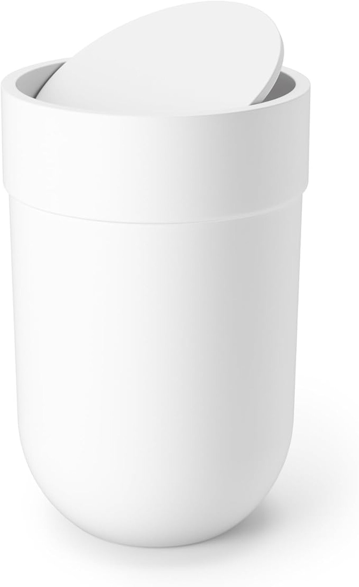 Мусорное ведро Umbra Touch 023269-660, сенсорное, с крышкой, белое, 6л