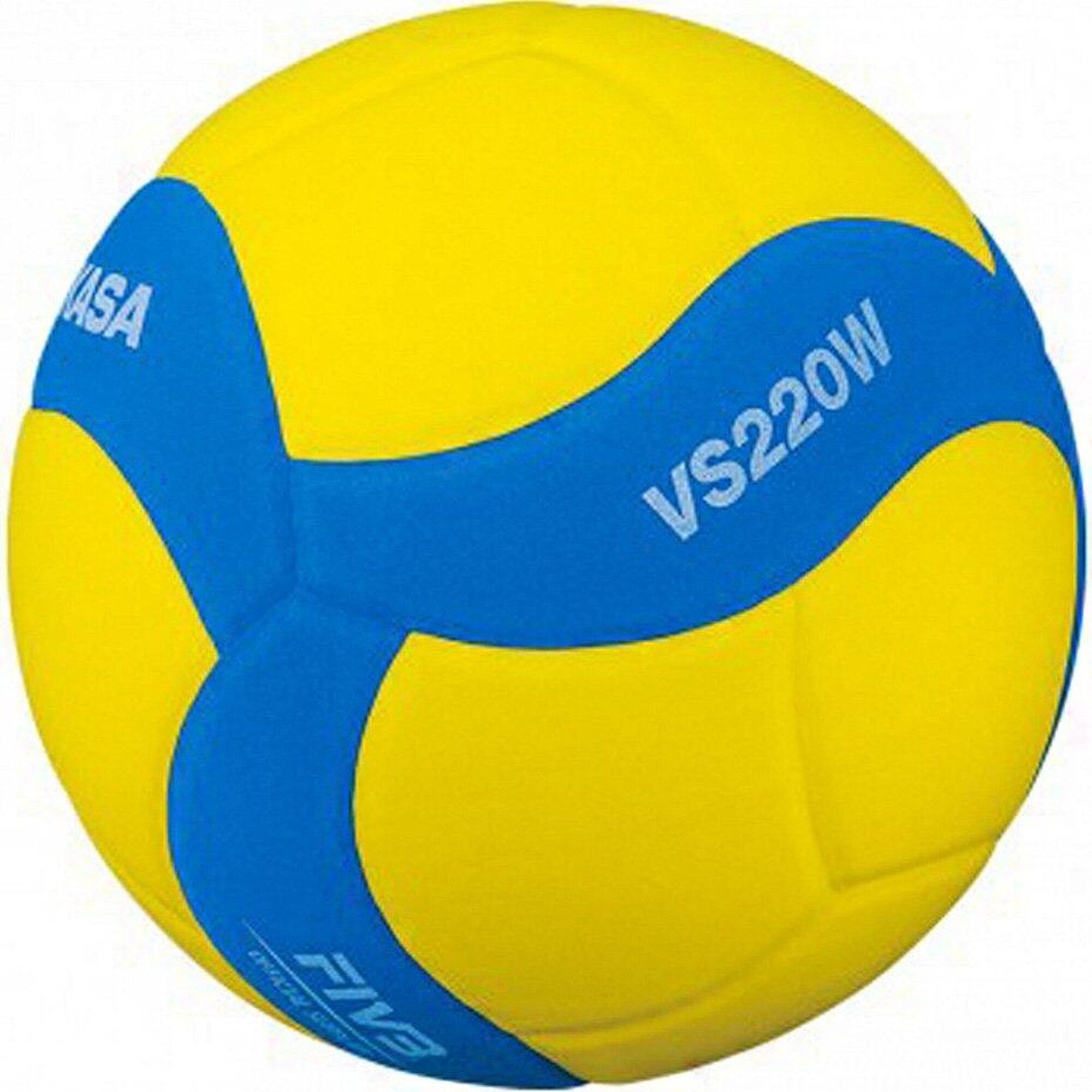Decathlon Волейбольный мяч Mikasa жёлто-синий VS220W-Y-BL - 65 см