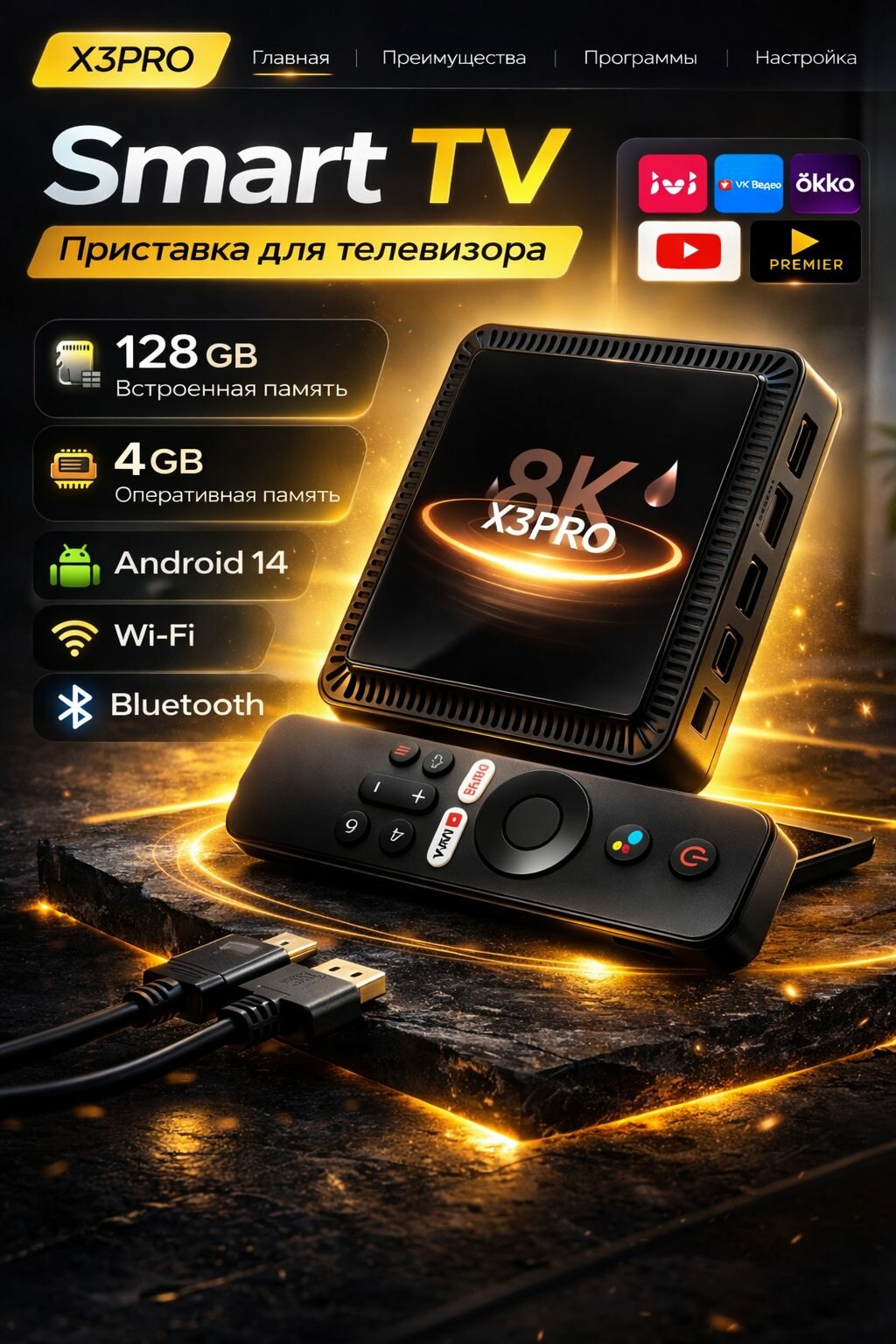 Смарт ТВ приставка