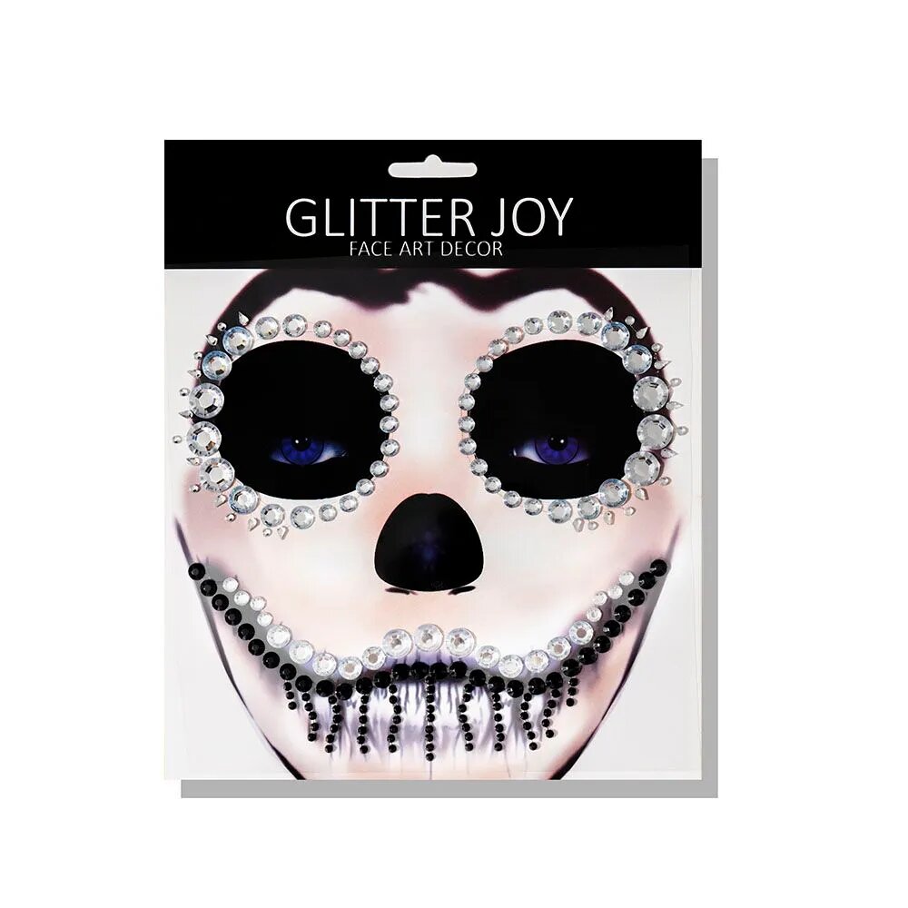 Тату на лицо светящиеся в неоне для детей и взрослых. Переводилки на хеллоуин