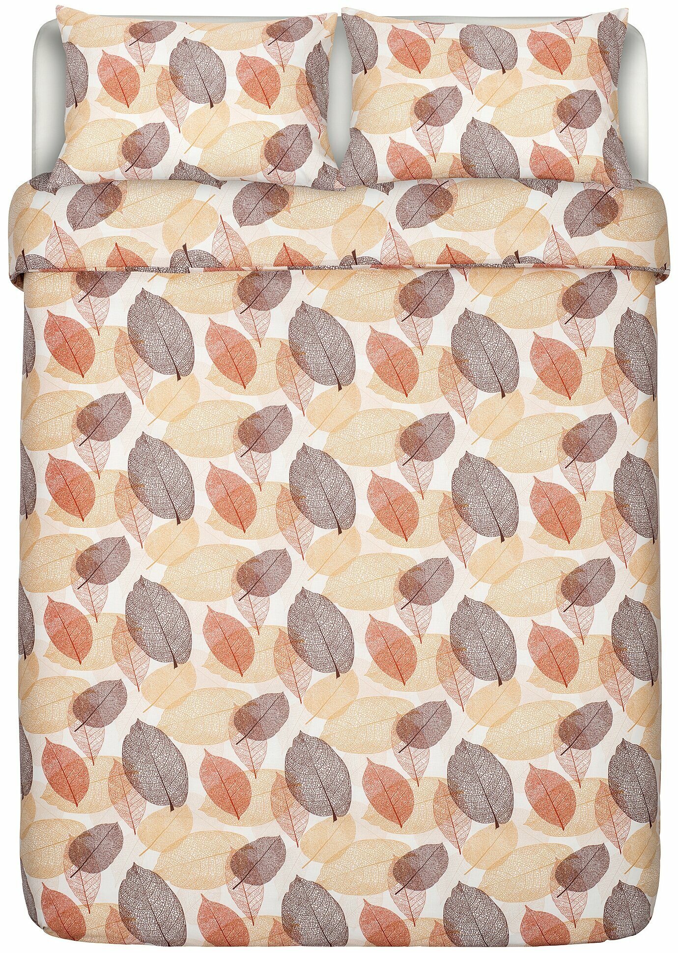 Комплект постельного белья икеа скэрммал, 2-спальное, хлопок, лист