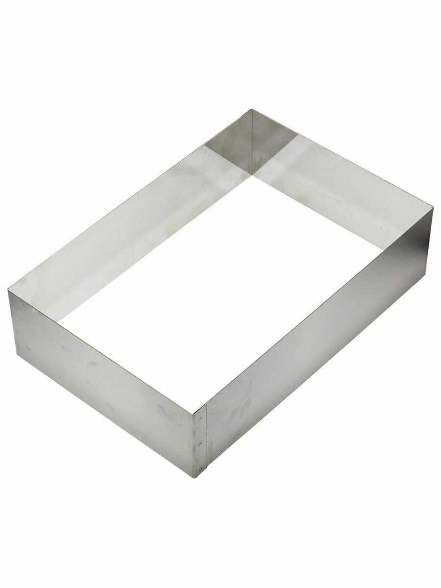 Форма-резак "Прямоугольник", размер 30*25 см, h-6 см, нержавеющая сталь, толщина 1мм