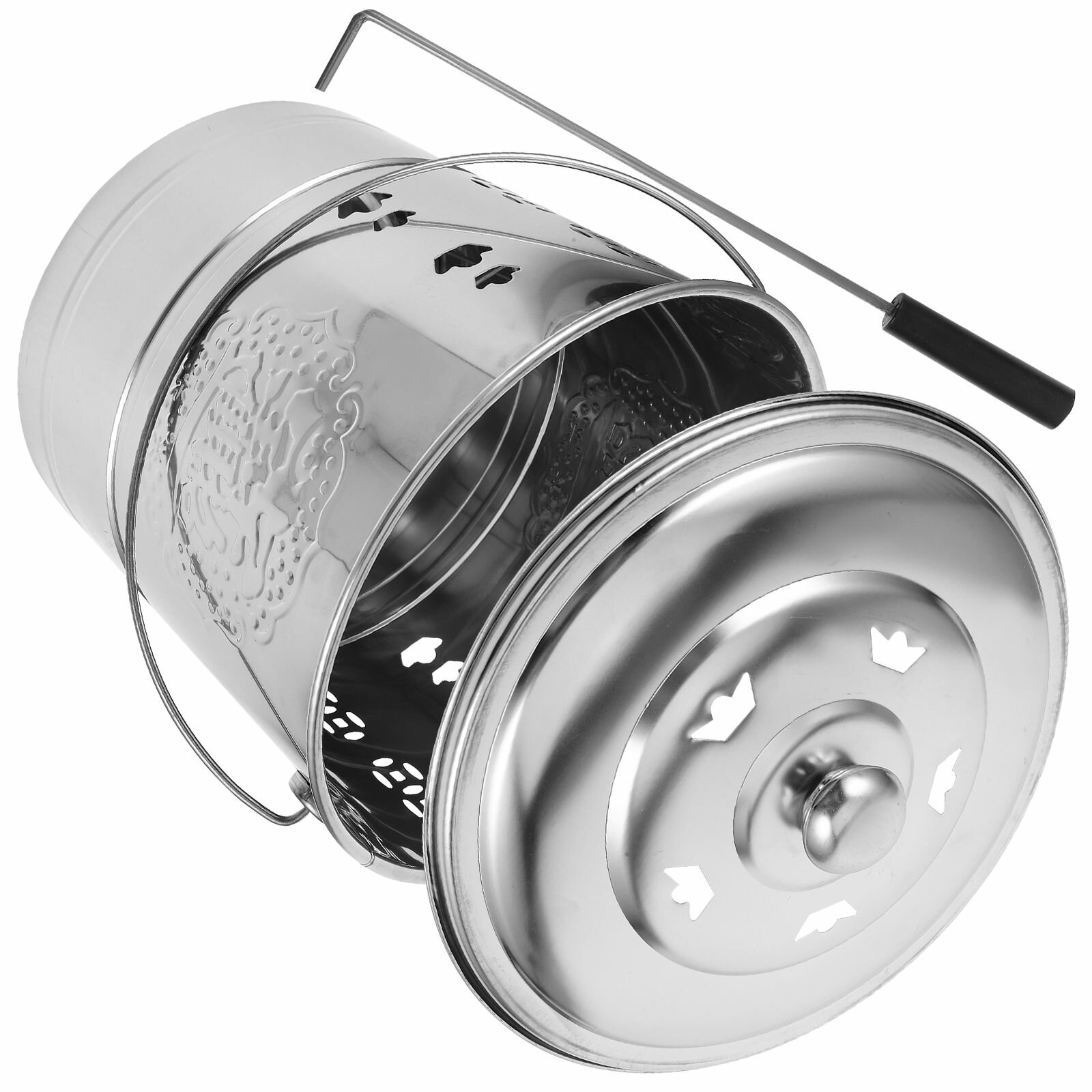 Металлическая печь для сжигания мусора, из нержавеющей стали, устойчива к высокой температуре, 31.00x28.00x28.00 см