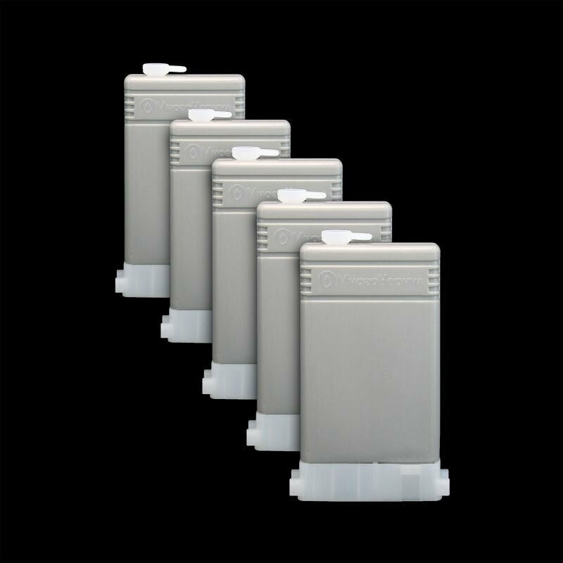 Перезаправляемые картриджи (ПЗК) для Canon imagePROGRAF TM-240, TM-340, TA-20, TA-30 (PFI-030 / PFI-031) 55 мл без чипов комплект 5 штук МногоЧернил