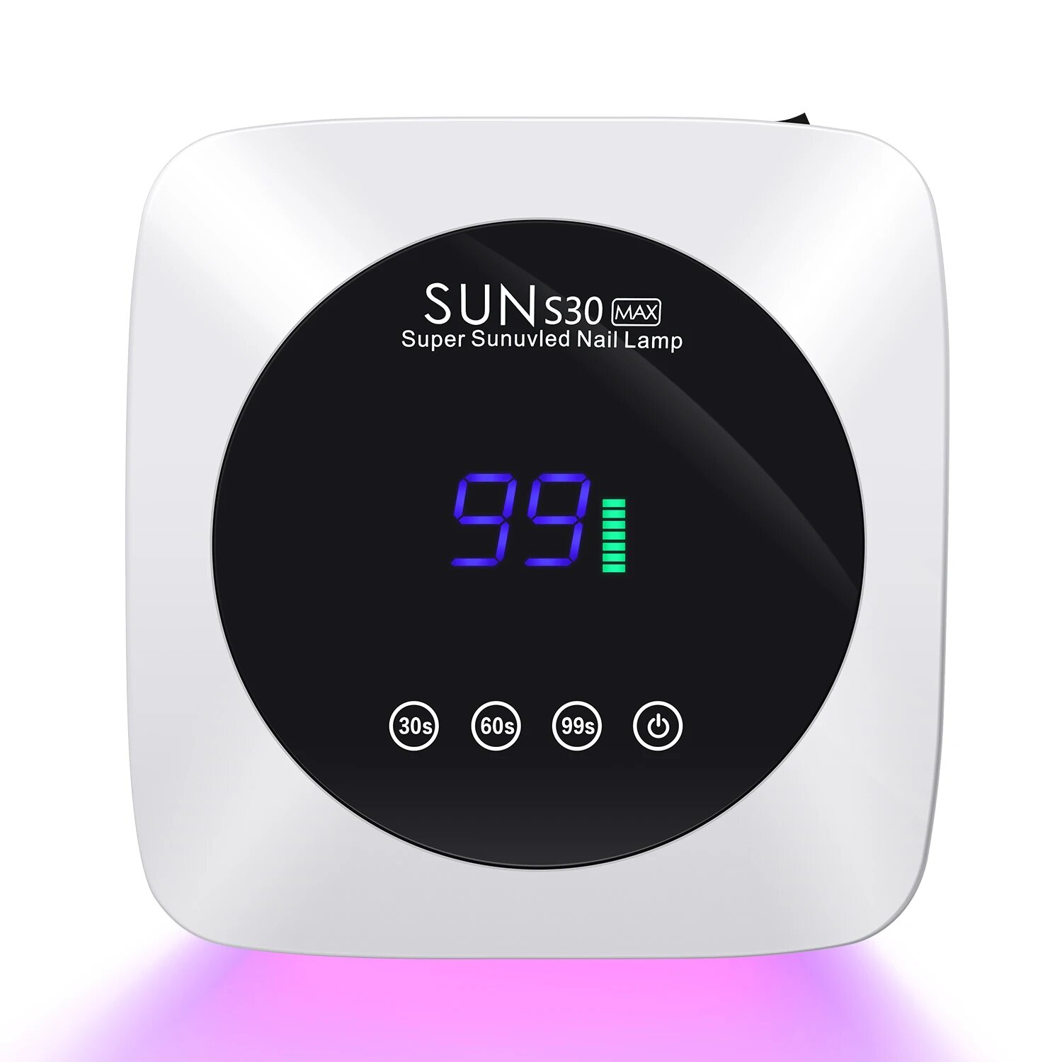 DianaBeauty SUN S30 MAX Беспроводная сушилка для ногтей 57 LED 180 Вт White, EU