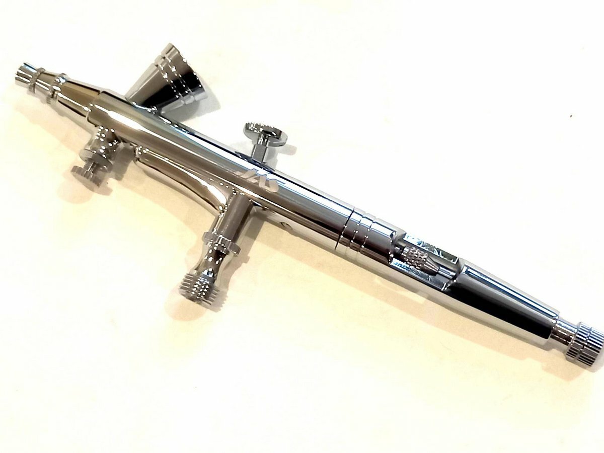 Аэрограф 1124 с air-контролем, для точных работ, раскрашивания миниатюр, моделей, nail-art'а и др.