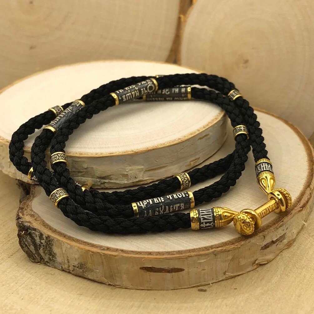 Шнур, серебро, 925 проба, золочение, чернение