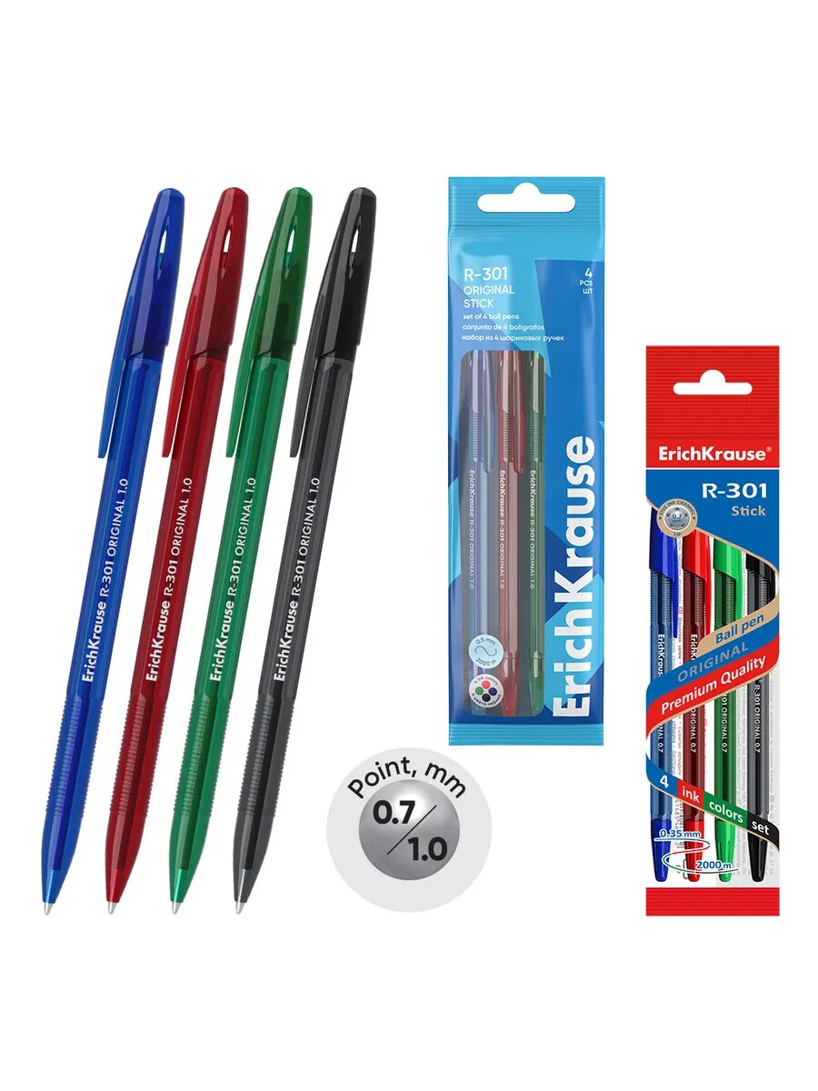 Ручка шариковая R-301 Original Stick 0.7