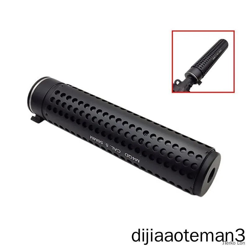 M4QD быстросъемный глушитель 14 мм передняя крышка EG KAC-QD для страйкбола, черный