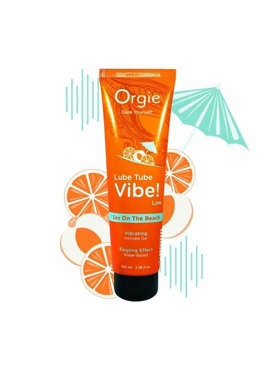 Гель-лубрикант с эффектом вибрации Orgie Lube Tube Vibe Low Sex On The Beach, 100 мл