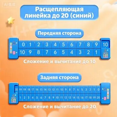 Арифметика правителя Каляк-Маляк, считай до 20.