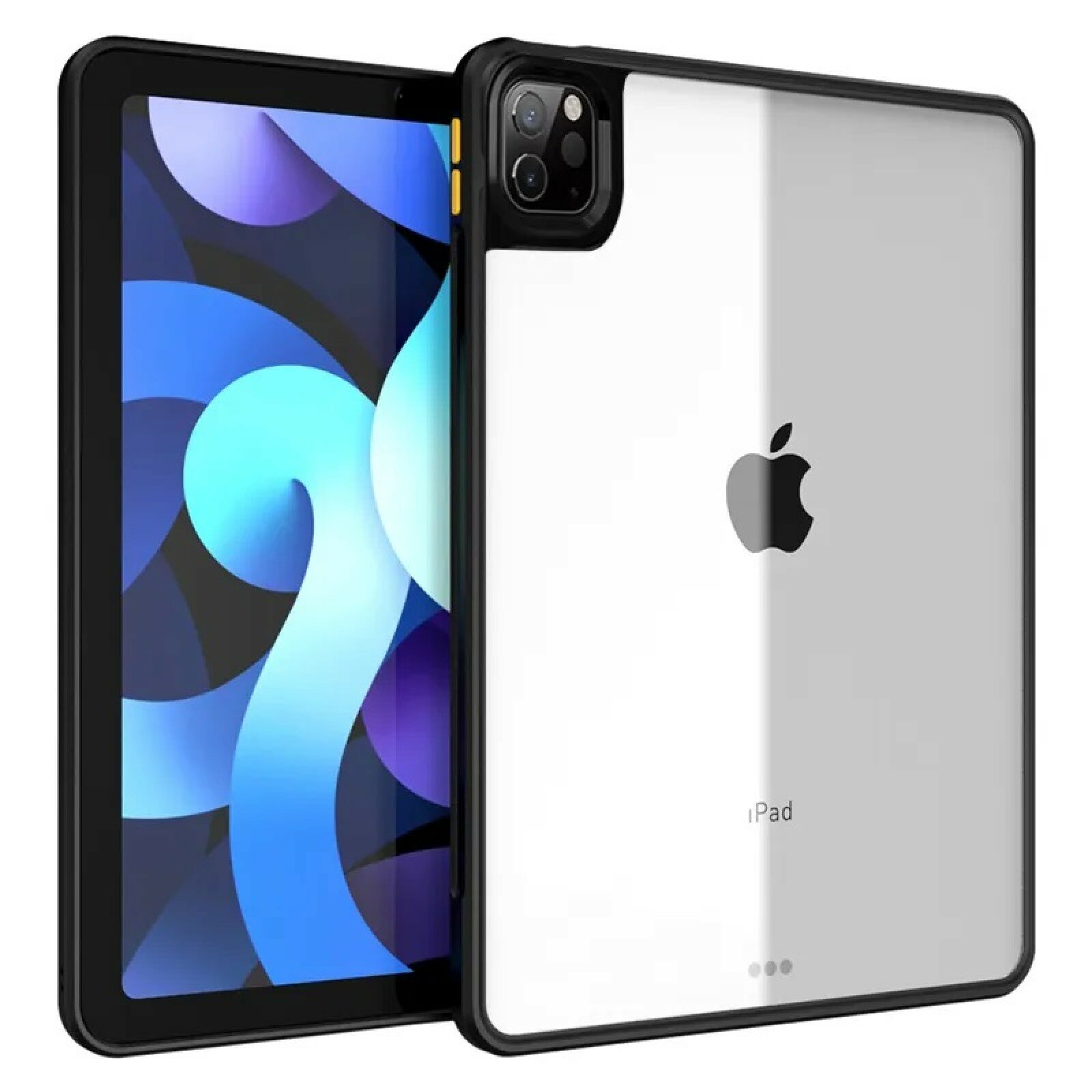 Чехол-бампер-пенал MyPads для Apple iPad Pro 12.9 2022 M2 с черным силиконовым бампером