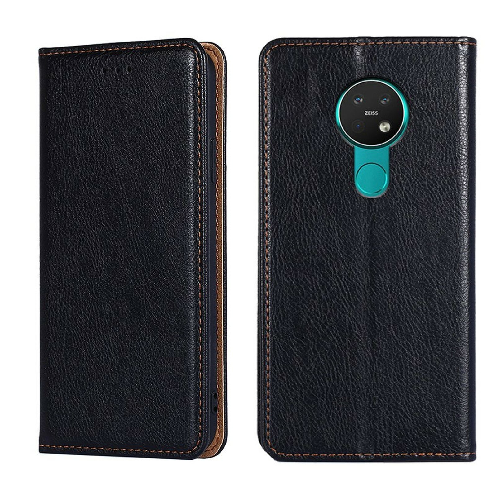 Чехол-книжка MyPads для Nokia 6.2 / 7.2 с трансформацией в подставку, черный