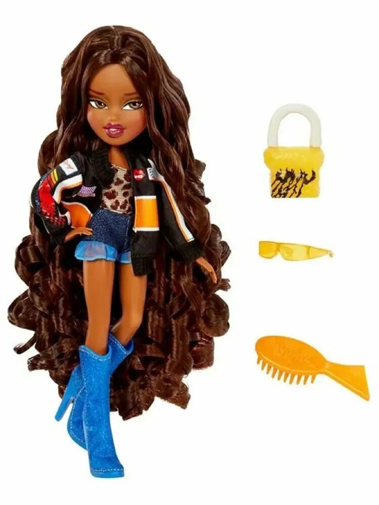 Братц Кукла для девочки Саша Goin Out! с аксессуарами Bratz
