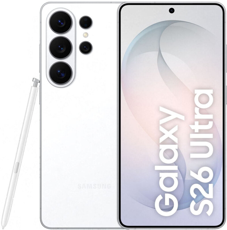 Смартфон Samsung Galaxy S26 Ultra 16/1024, nanoSIM + nano SIM/eSIM, White, 6.9 дюймов