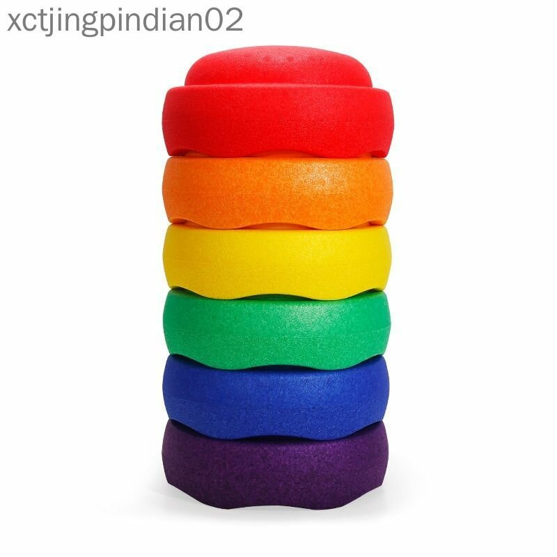 Балансир для детей/Балансировочные полусферы детские для свободной игры 6шт. круговой