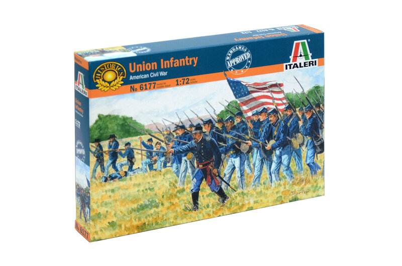 Сборная модель "Фигуры UNION INFANTRY" (1:72), артикул 6177