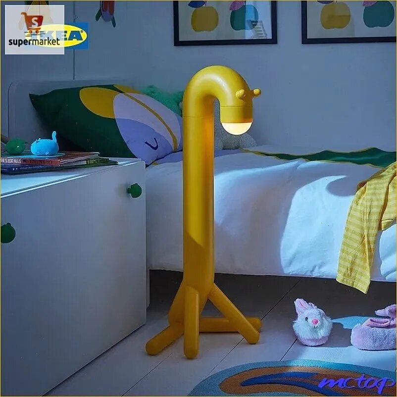 Ограниченная серия IKEA Желтый жираф Детский светодиодный торшер для детской
