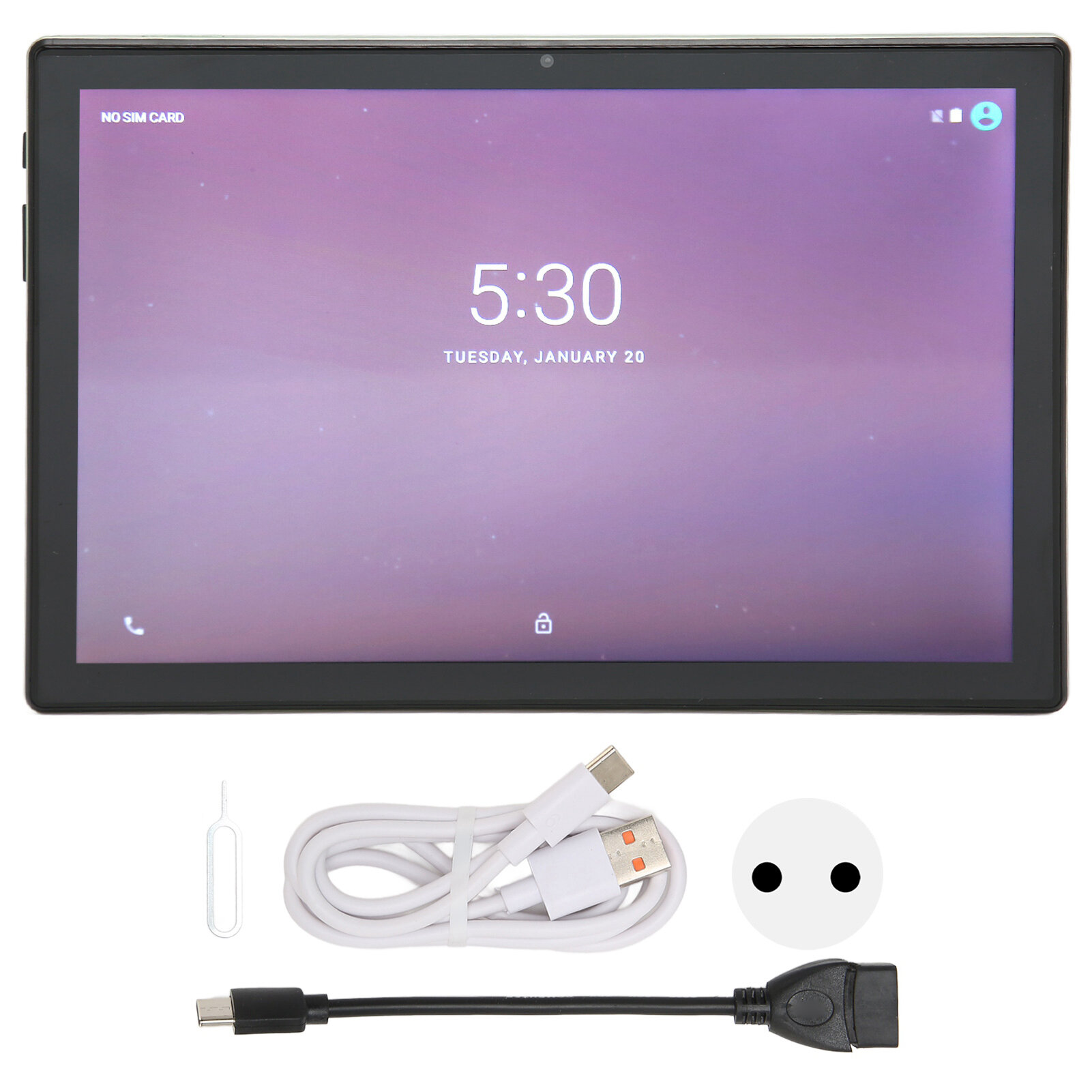 Планшет 10 дюймов, 1960x1080 IPS, 6G+256G, 8ядерный CPU, 4G, 5G WiFi, Android 11, 100240V, зеленая в