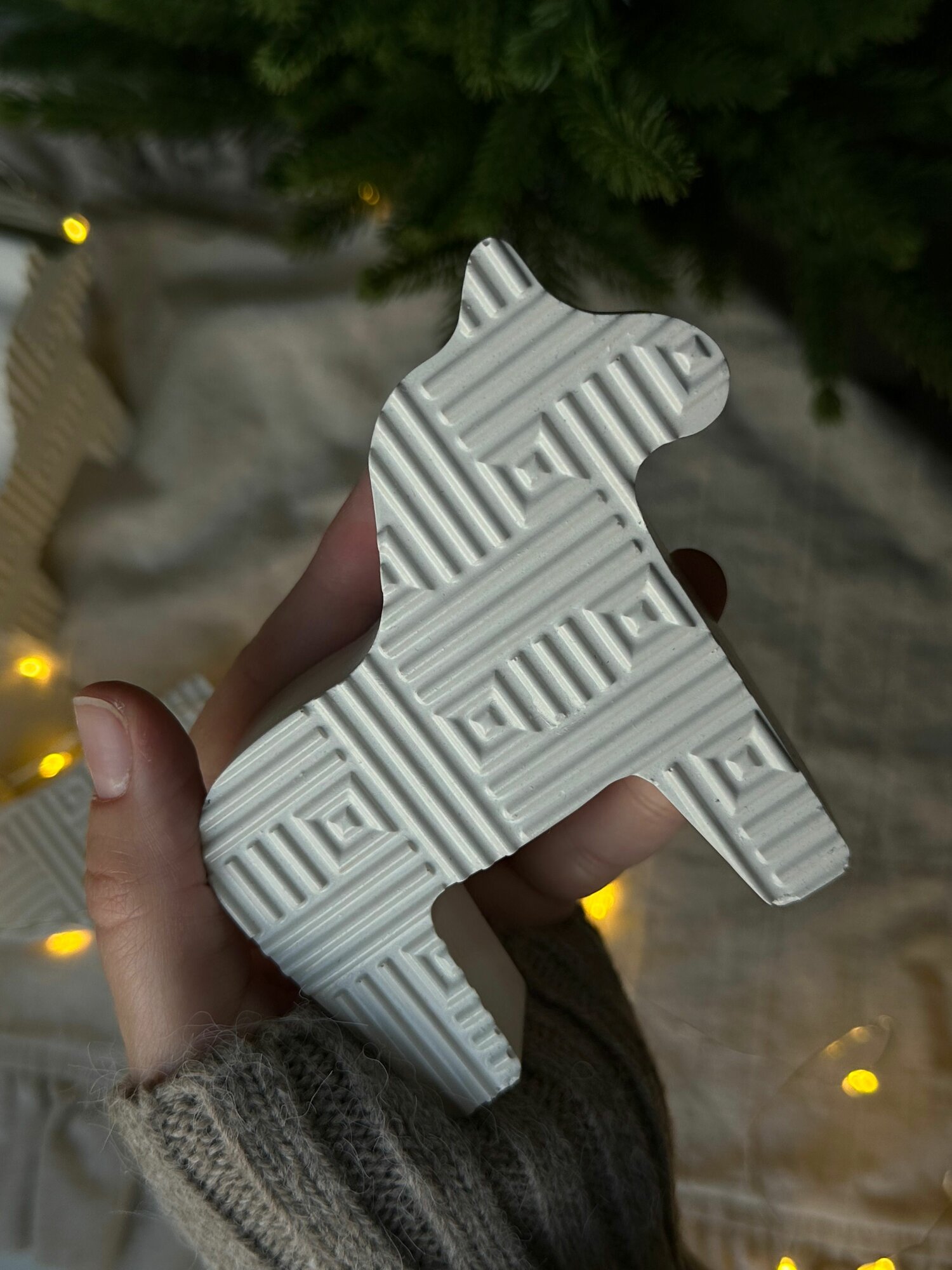 Статуэтка для интерьера Лошадь , фигурка из гипса , декор для дома / симпл декор