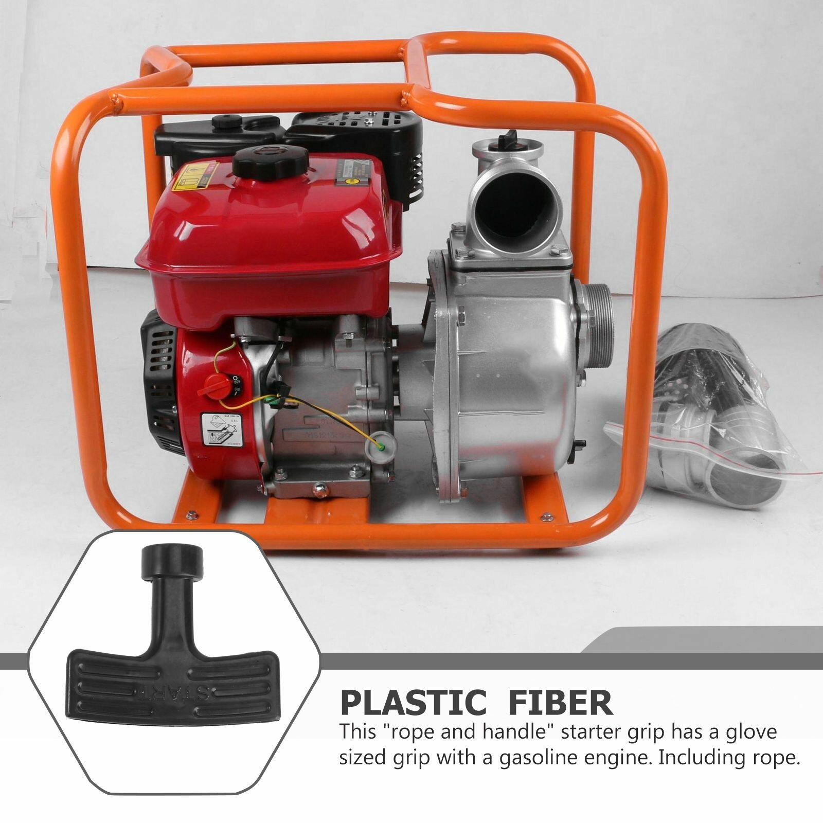 Комплект стартера для бензинового двигателя, ручка и трос для запуска генератора, разноцветный, 2 шт-Peng-3.3cxj-yan