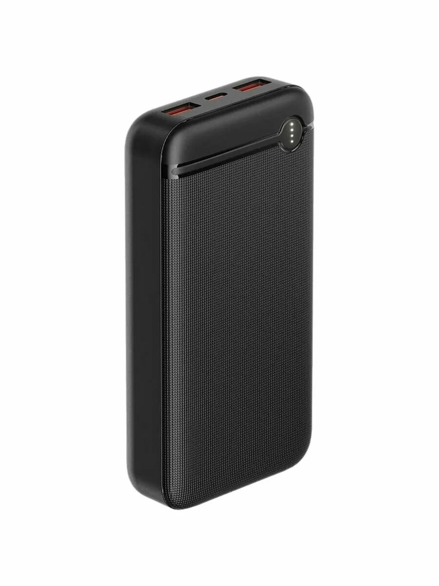 Внешний аккумулятор OLMIO P-10, 10000mAh, black, черный, LiPol, 20 Вт, PD/QC