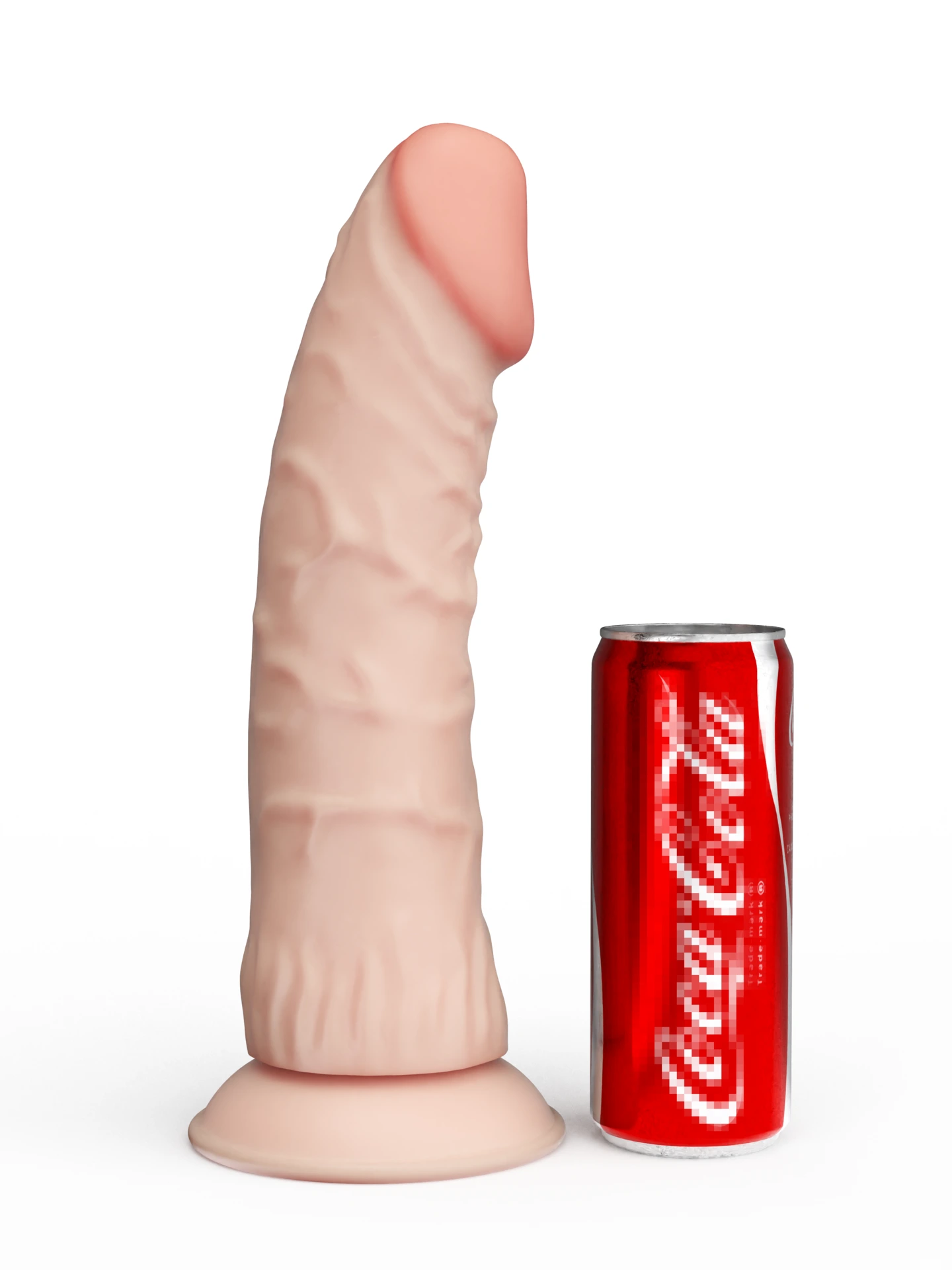 LOVETOY Фаллоимитатор - реалистик - супергигант с присоской, в ламинате (35, Ø 8.5 см) 950200