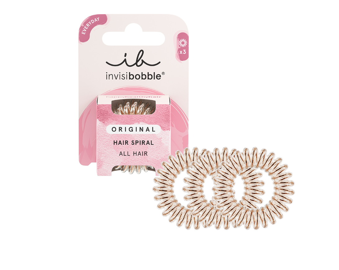 Invisibobble ORIGINAL Bronze Me Pretty Резинка для волос, в картоне (3 шт.)