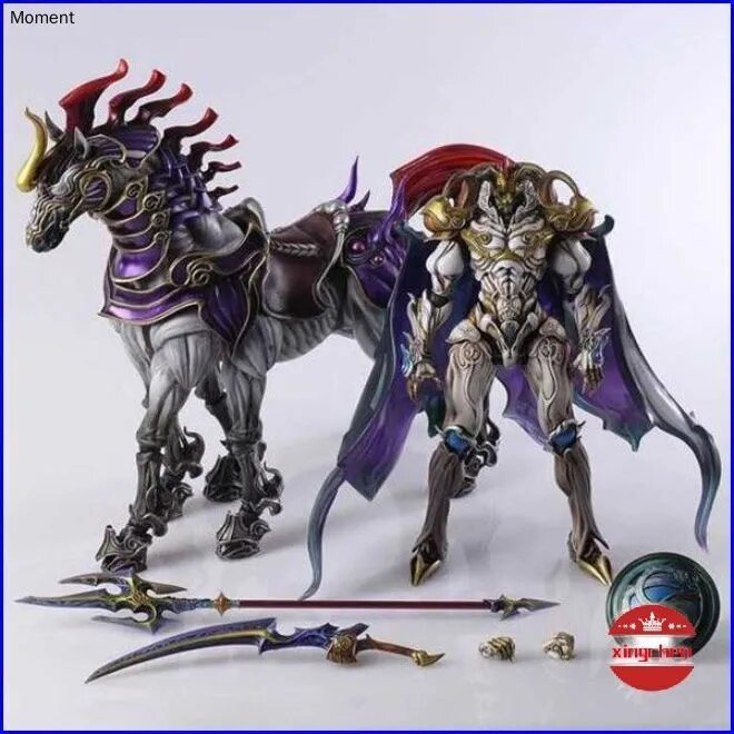 Эксклюзивная подвижная фигурка Одина из Final Fantasy PLAY ARTS KAI, идеальная для рождественских подарков