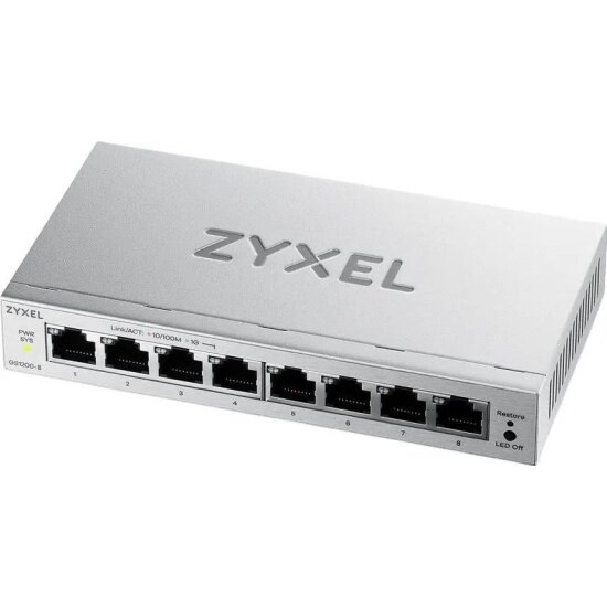 Коммутатор Zyxel GS1200-8v3 (GS1200-8V3-EU0101F)