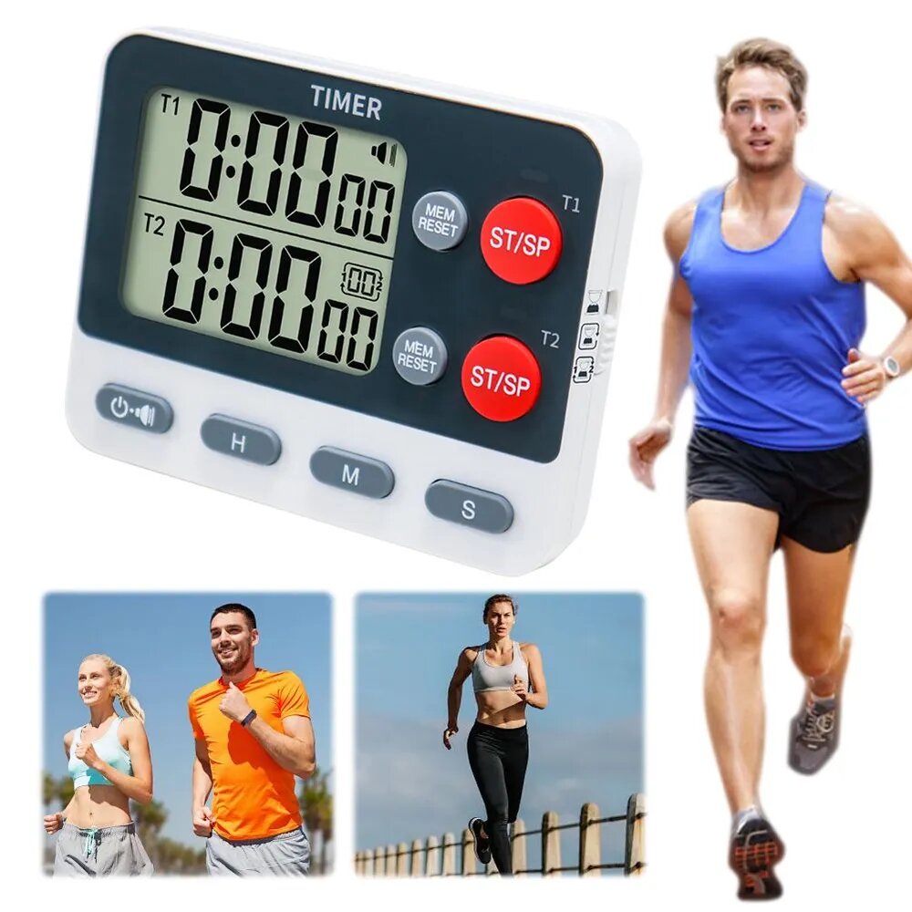 Таймер двойной YS-161, с функцией автоматического повтора, лёгкий