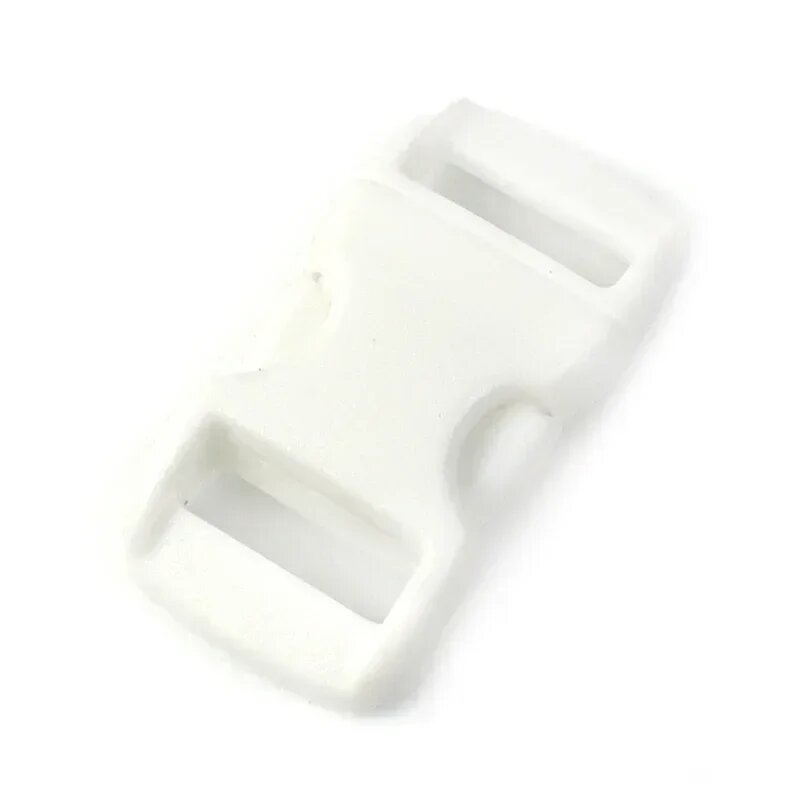 Meetee пластиковые пряжки для ремней 10/15 мм 20/50 шт Белый, 10mm-20Pcs, White