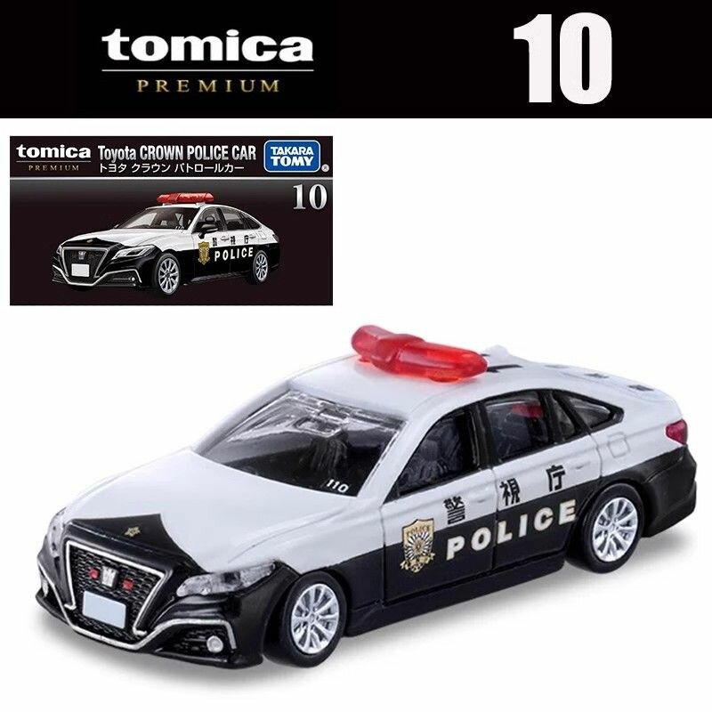TAKARA TOMY Tomica Диекаст Литая машинка Модель автомобиля (TP10 Toyota полицейская машина)