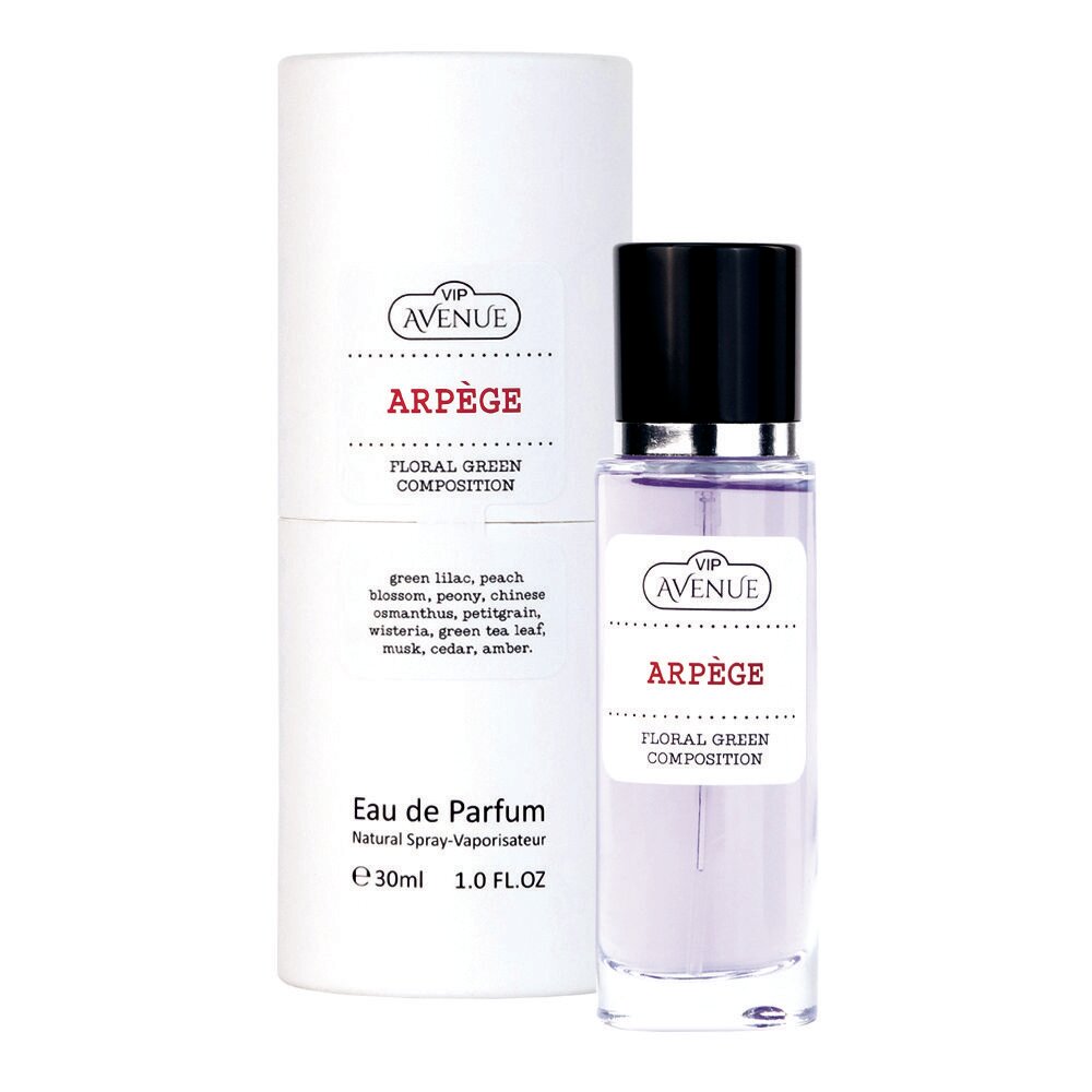 Парфюмерная вода Today Parfum vip avenue ARPEGE 30ml (аромат Eclat D ' Arpege) для женщин