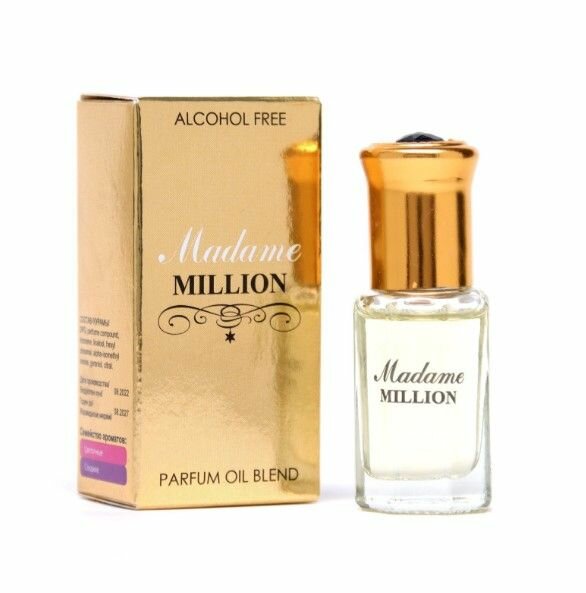 MADAME MILLION парфюмерное масло-ролл (аромат PR Lady Million)