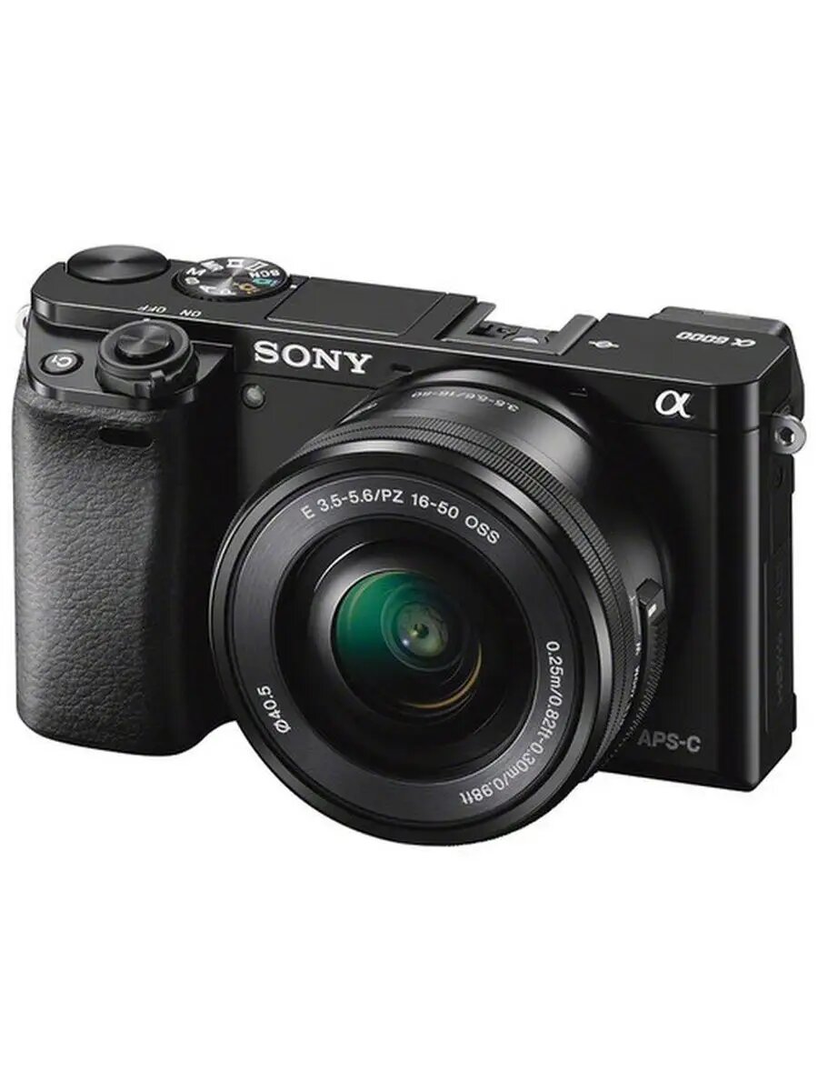 Фотоаппарат Alpha ILCE-6000 Kit E PZ 16-50mm c объективом Sony 16-50mm f/3.5-5.6 (SELP1650)