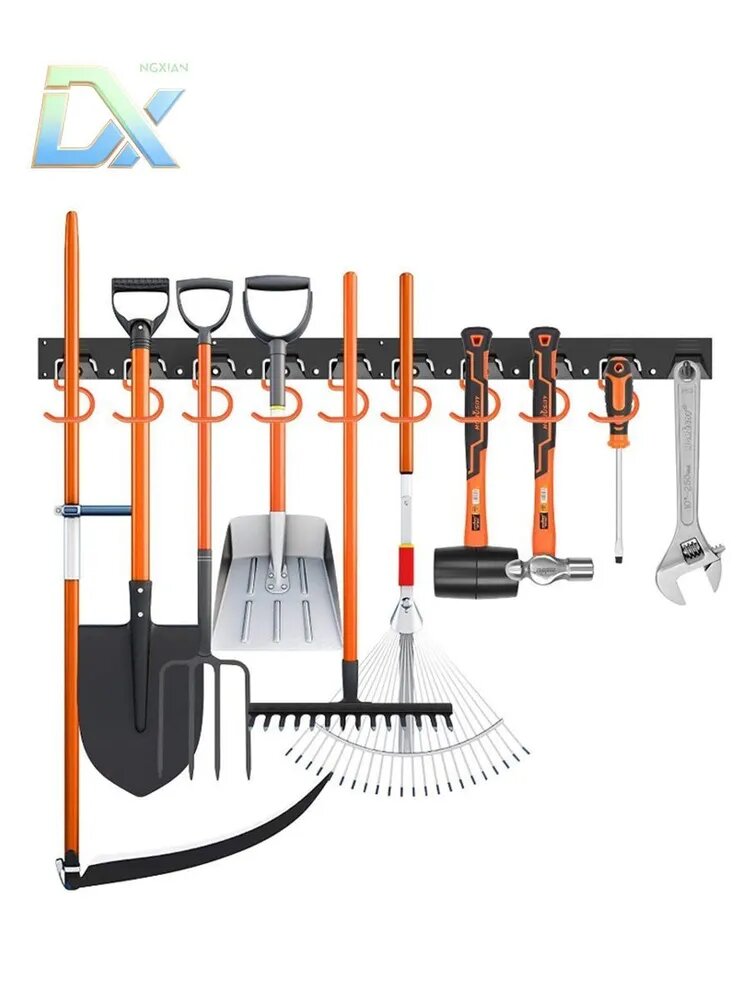 Держатель садового инструмента, настенное крепление для организации предметов в гараже, 1 шт.