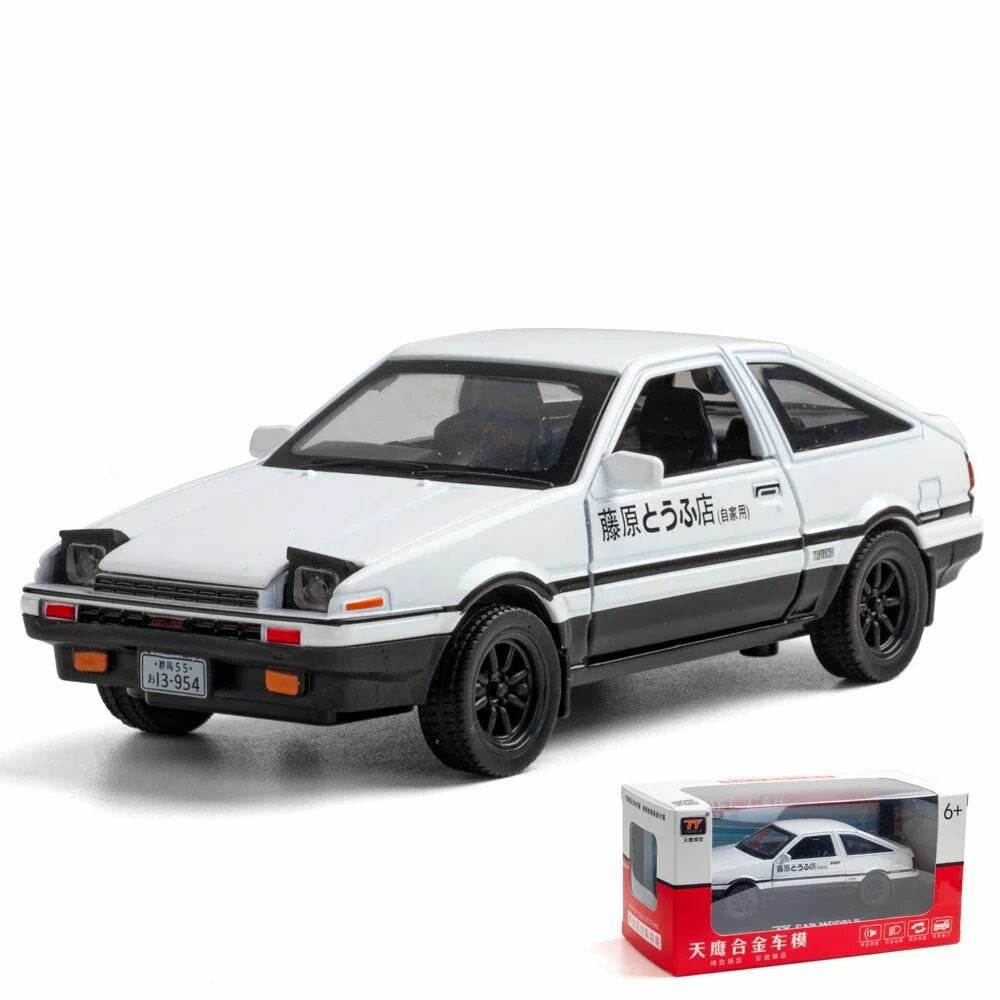 1:32 Toyota AE86, Сплавная модель автомобиля, подарки для мальчиков, коллекционные хобби, подарки на день рождения