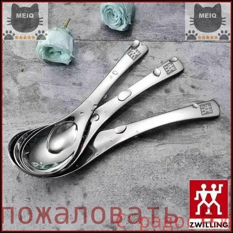 Ложка столовая zwilling 3 предм. серебристый