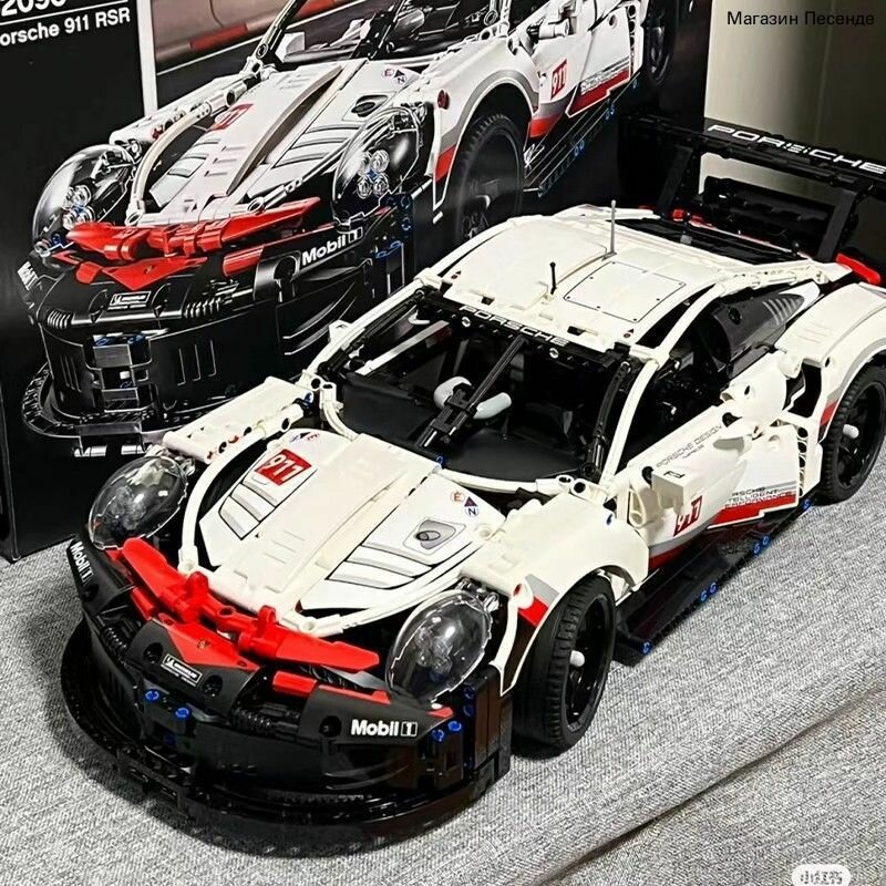 Конструктор Porsche 911 для мальчика, машинка на пульте управления Порше Техник Статические версии