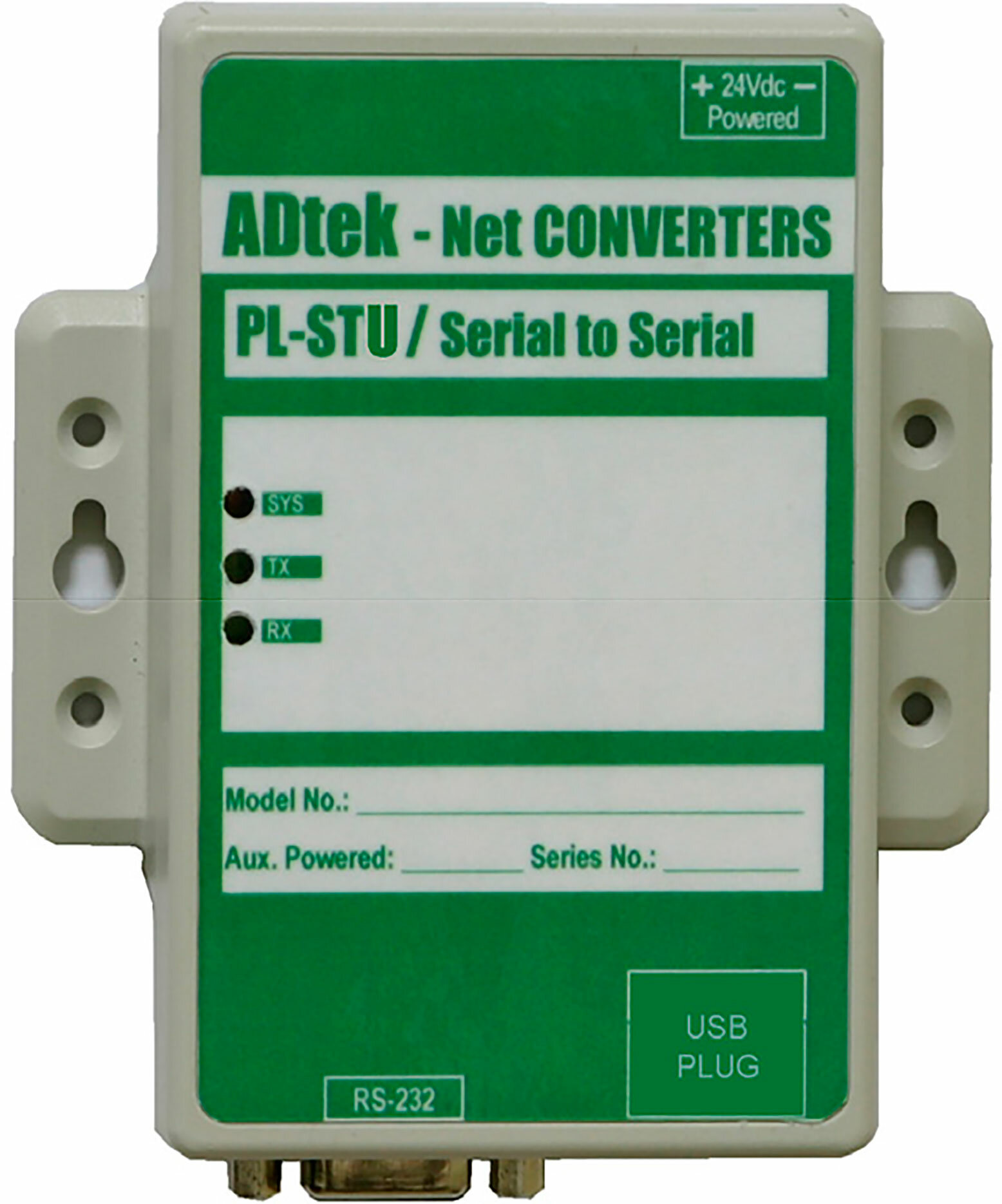 Преобразователь PL-STU-I Adtek, с RS232/RS485, RS422 на USB, 1.1