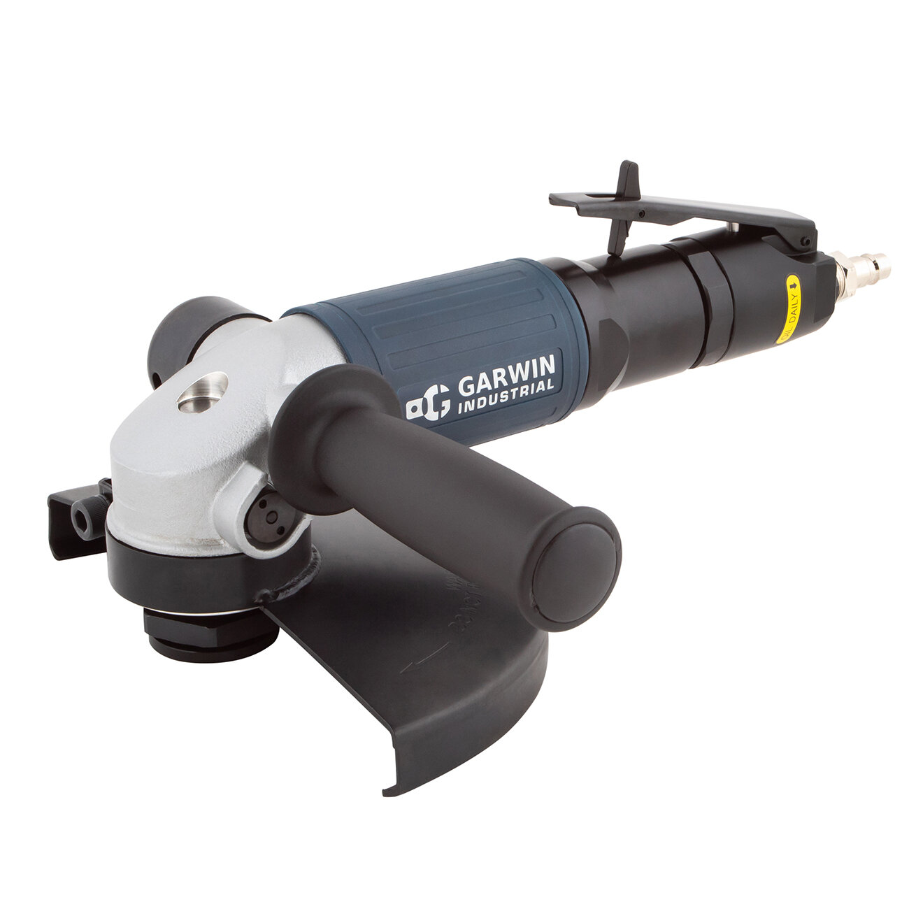 GARWIN INDUSTRIAL 803017-18-10 Пневматическая углошлифовальная машинка (УШМ) c рычажным включателем, 180 мм, 7600 об/мин, 1,8 л. с, промышленная