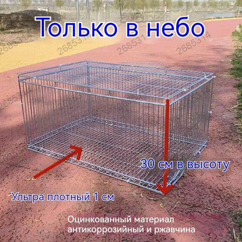 Улучшенная ловушка-захватчик для голубей и малых животных с гальванизированным корпусом и ультрадENSE сеткой