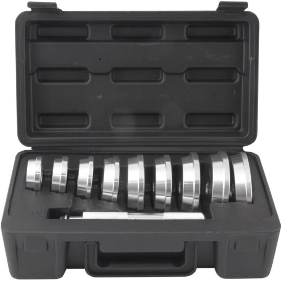 Набор оправок для установки подшипников и сальников Thorvik 10 предметов