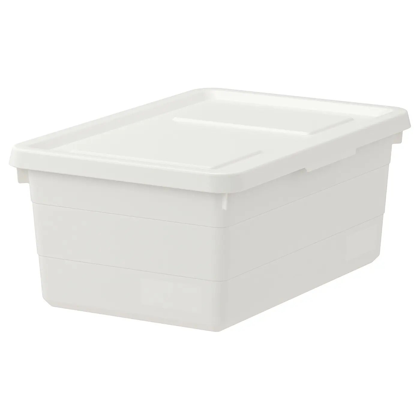 Коробка SOCKERBIT с крышкой, белый, 38x25x15 см
