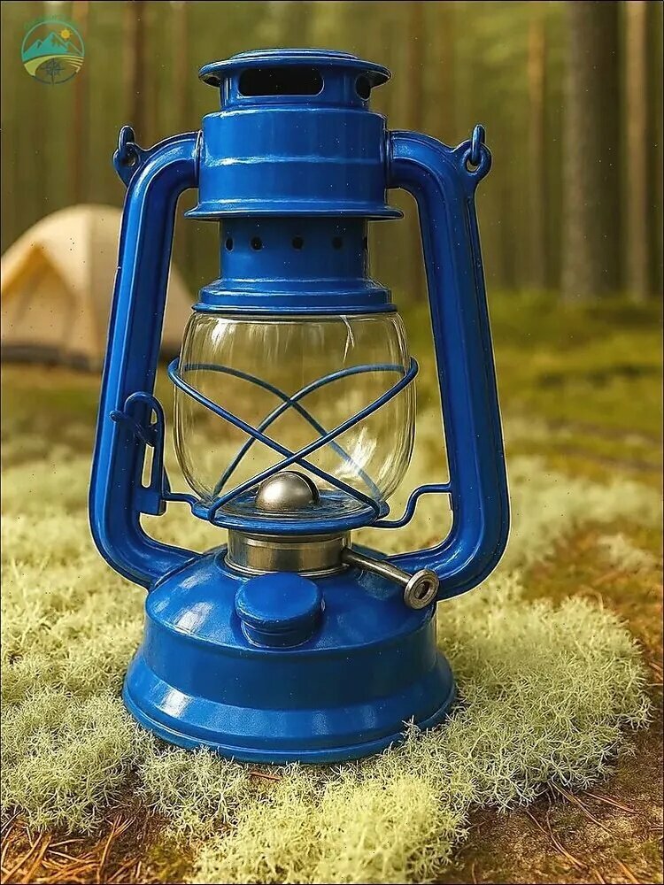 Керосиновая лампа туристическая, настоящая в стиле ретро СССР, 23 см, светильник летучая мышь, кемпинговый фонарь