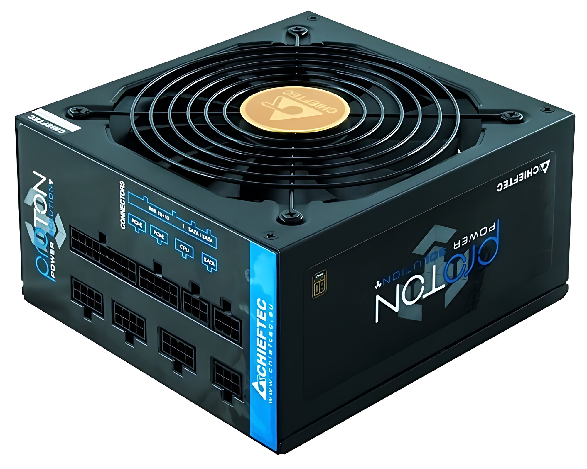 Блок питания Chieftec 1000W Proton, модульный, 16 Pin PCIe 5.0, 80 PLUS Bronze (BDF-1000C)