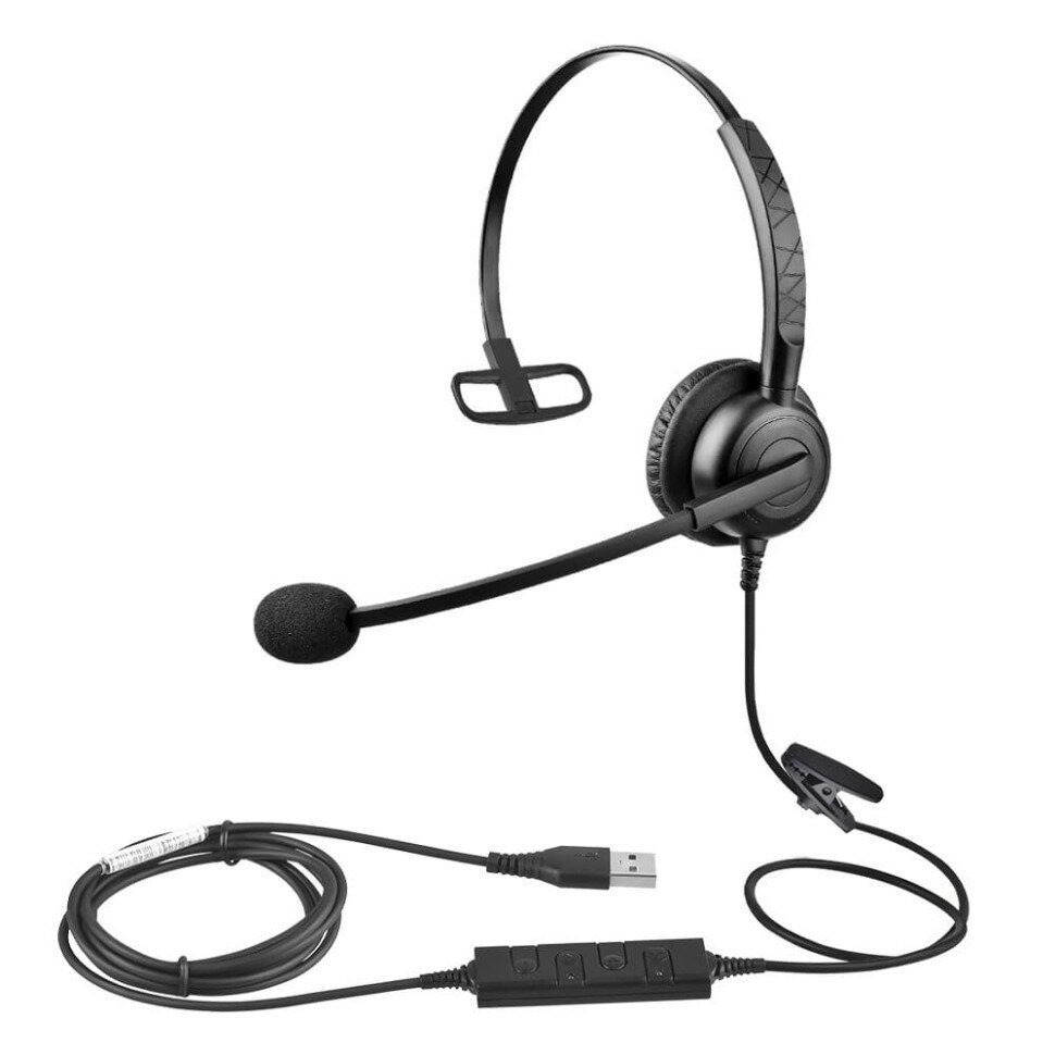JazzTel Note NC USB-A Lite проводная гарнитура моно USB для call-центра