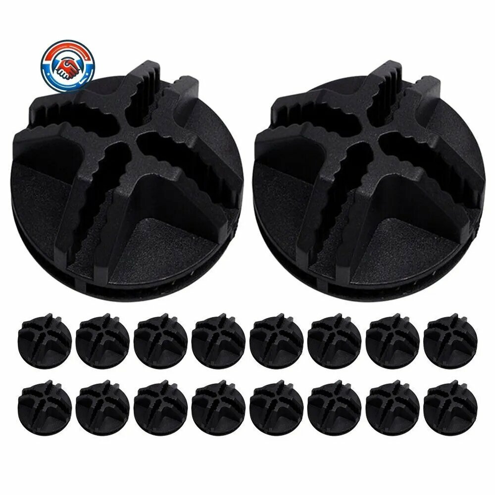 Соединители для будки собаки, универсальные пластиковые пряжки-фиксаторы для сборки вольера, клетки, шкафа, черные, 30 шт, простой монтаж, надежное крепление